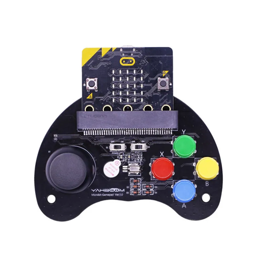 Microbit โปรแกรมเกม Controller Micro:Bit Rocker ปุ่มขยายชุดบอร์ดรีโมท ...