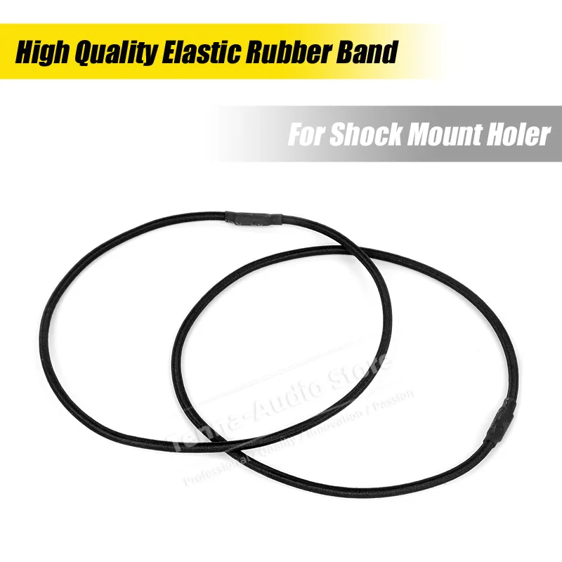Black-Suspension-Mic-Bracket-Elastic-Rubbers-Band-Straps-For-Rode-PSM1 ...