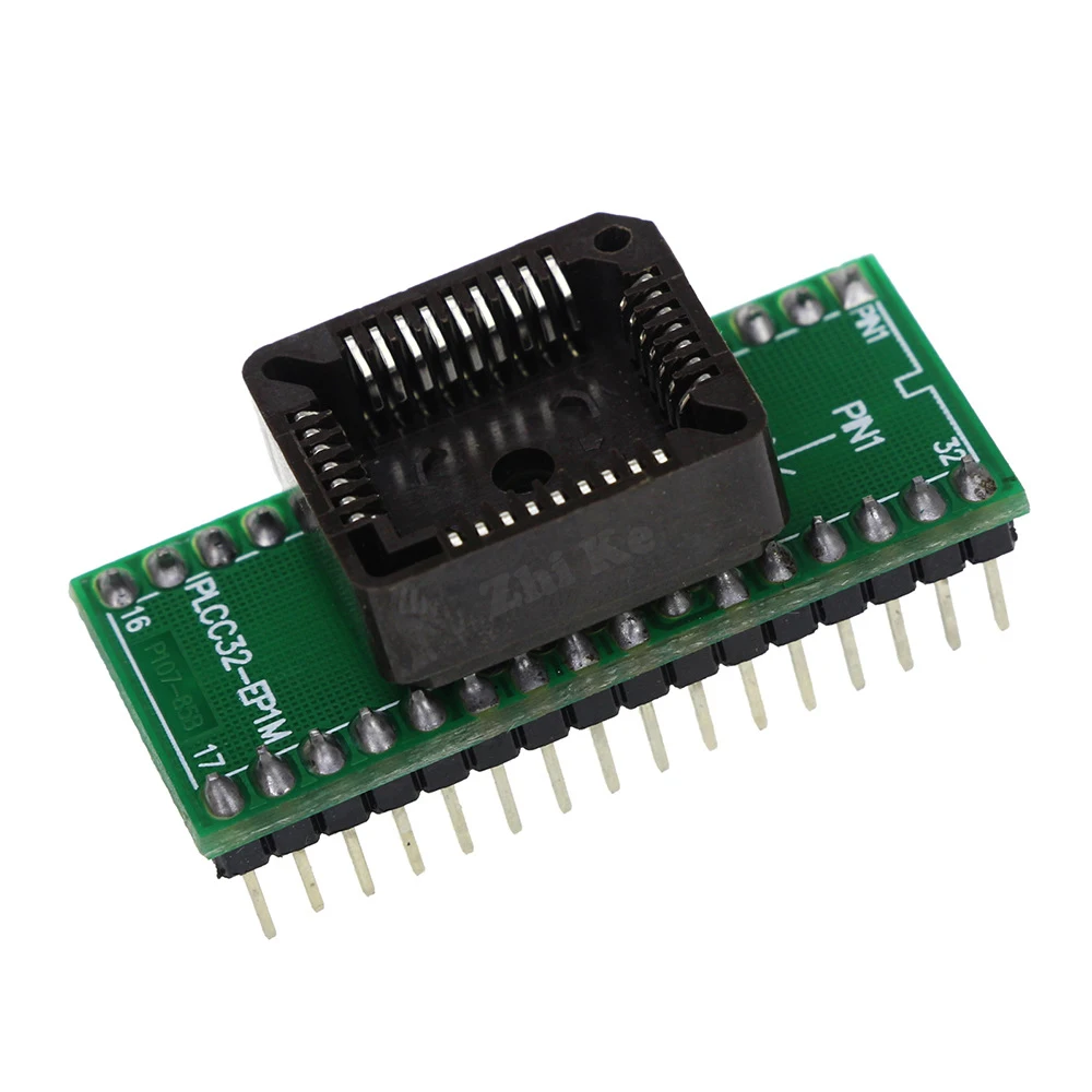 PLCC32-to-DIP32-Programmer-Adapter-IC-Socket-Converter-Programming-seat ...