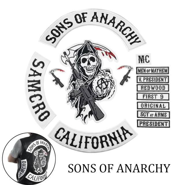 Sons Of Anarchy Patches Full Set
