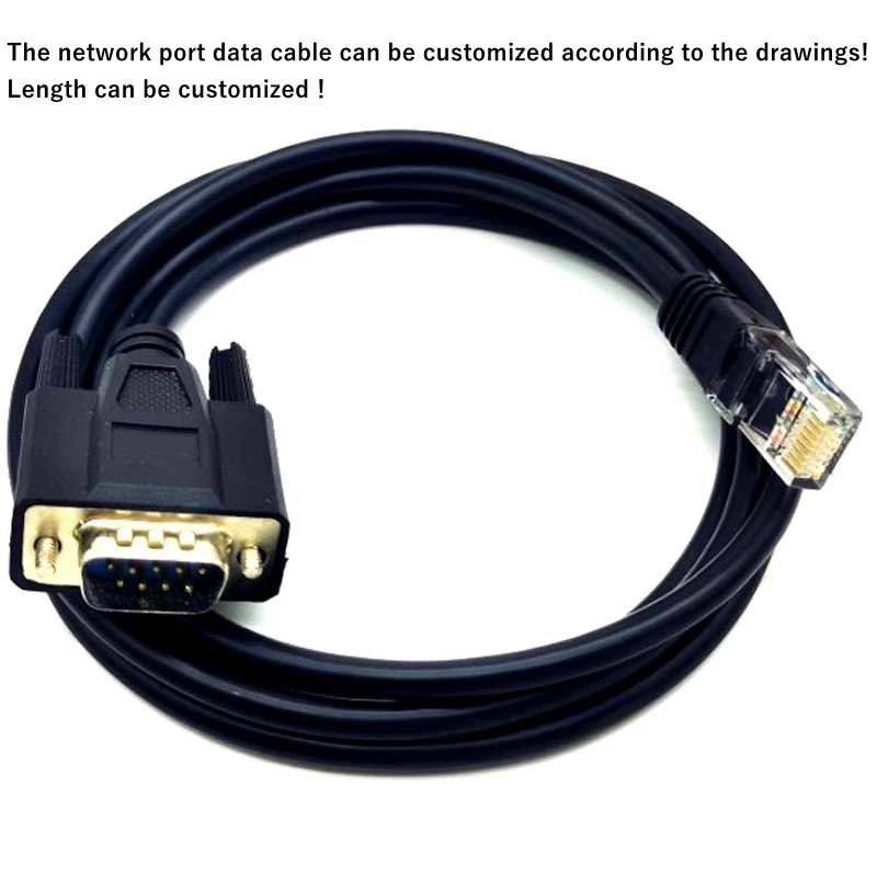 Customized-Cable-RJ45-to-serial-port-DB9-male-RJ45-to-RS232-line ...