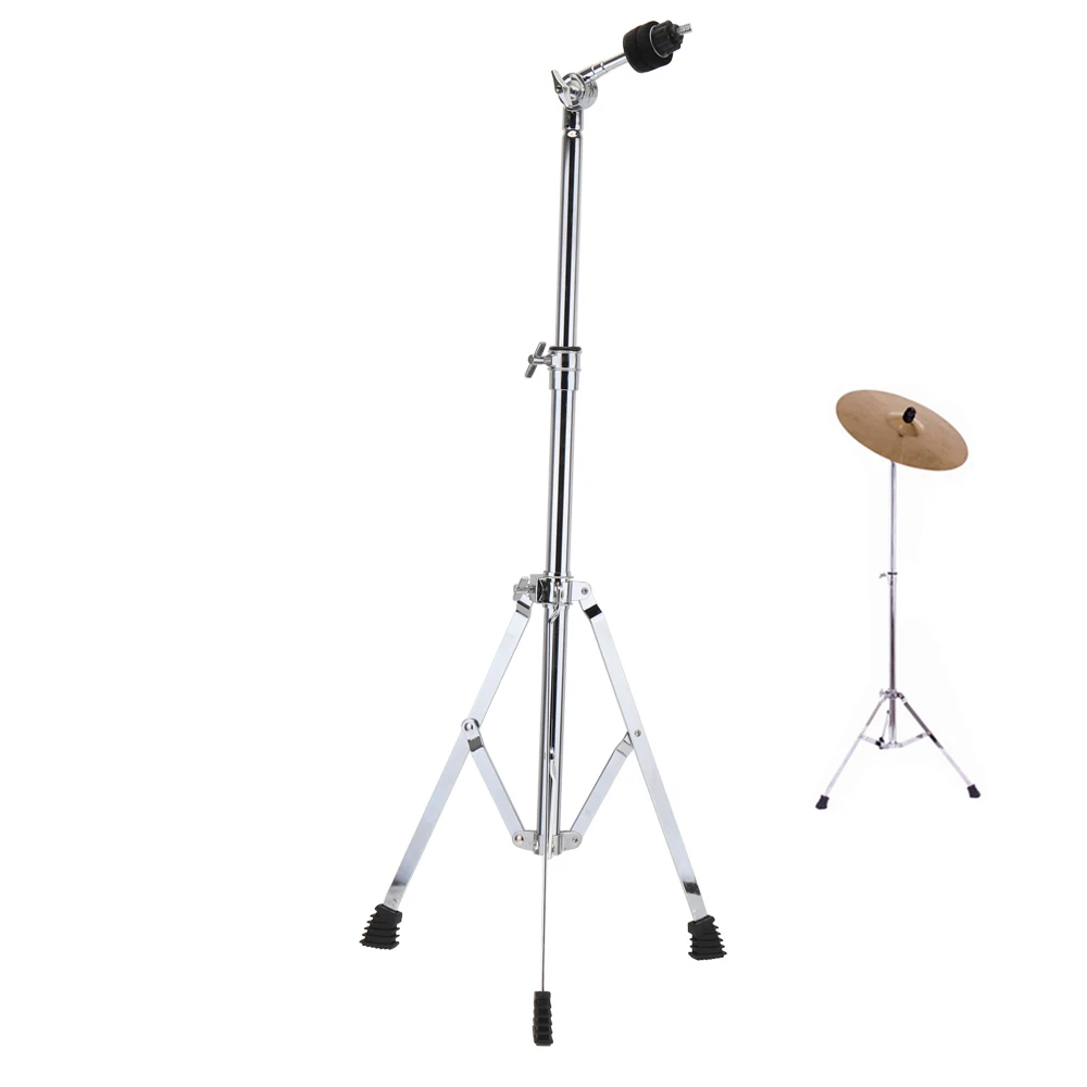Drum-Stand-Full-Metal-Floor-Cymbal-Triangle-Bracket-Stand-Holder ...