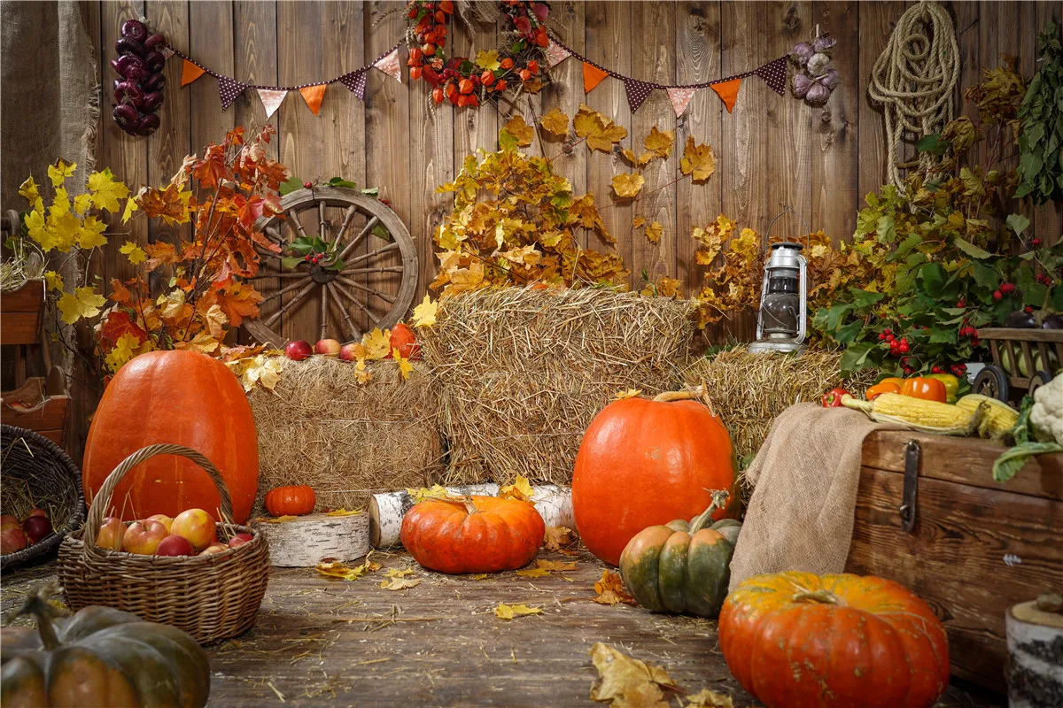 Thanksgiving Log Cabin Backgrounds