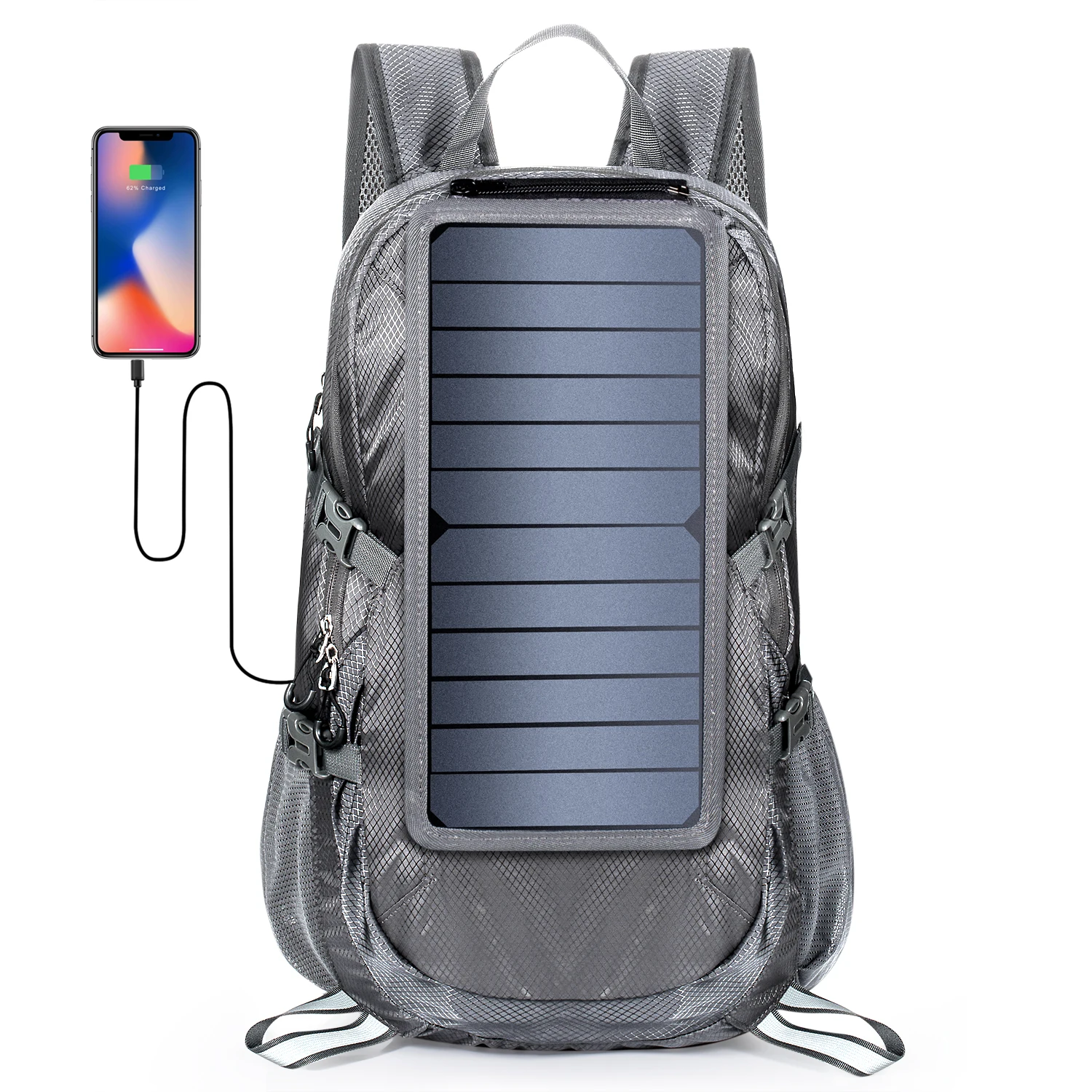 Foldable Solar Power Backpack | Backpack Foldable Hiking | Backpacks ...
