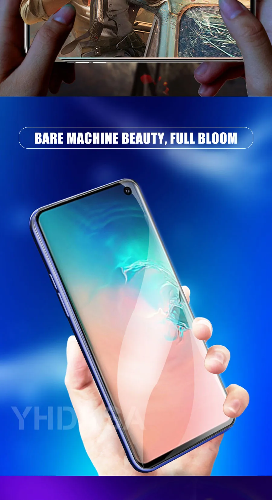 100D полное покрытие мягкая Гидрогелевая пленка для samsung Galaxy S10 S9 S8 Plus S10e S7 Edge ...