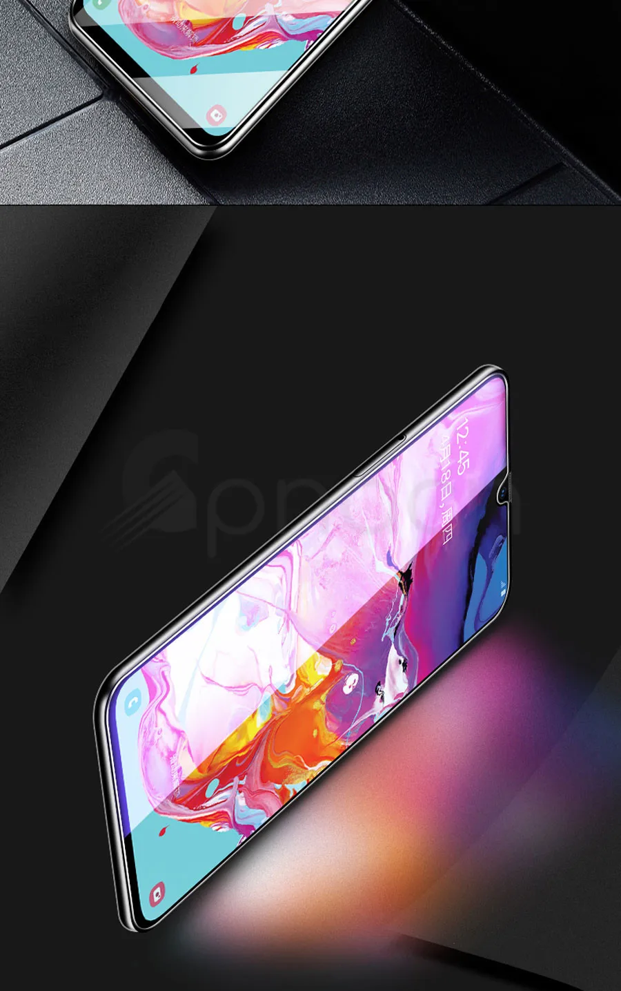 Защитное стекло 9H для samsung Galaxy A10 A20 A20E A30 A40 A40S A50 A60 ...