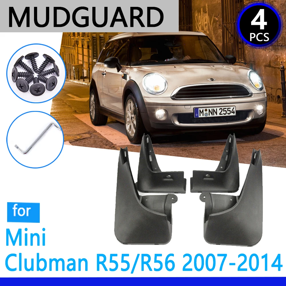 Mudguards Fit For Mini Cooper Clubman R55 R56 2007~2014 2010 2011 2012 ...