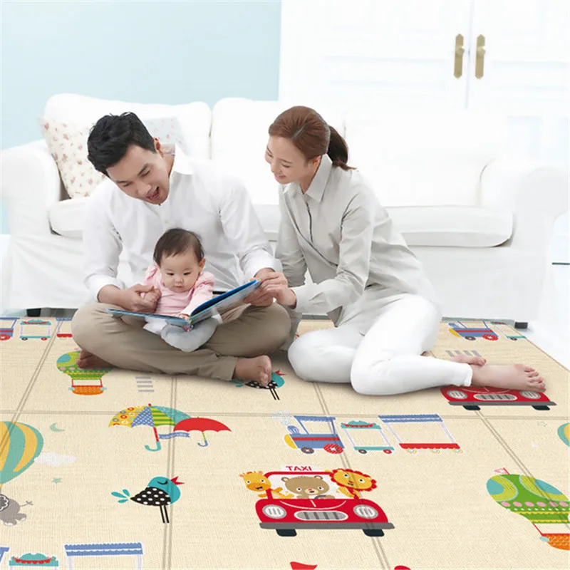 XPE Kids Rug Foldable Cartoon Baby Play Mat Toys For Children Mat ...