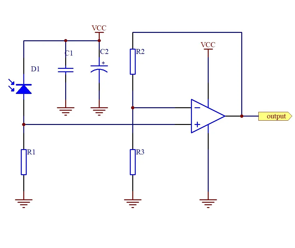 Pin Photodiode Circuit