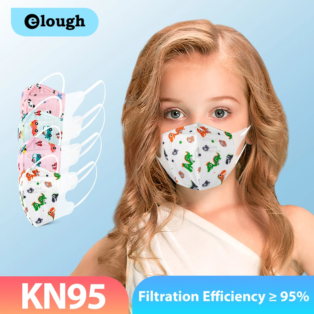 Cute-3D-Kids-KN95-Children-Mask-5-Layers-Cartoon-Breathable-Reusable ...