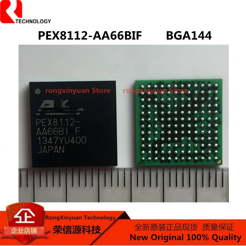 1ピース/ロットPEX8112 AA66BIF PEX8112 AA66BI f BGA144 PEX8112 expresslane™オリジナルのPCBブリッジへのpciのエクスプレス ...