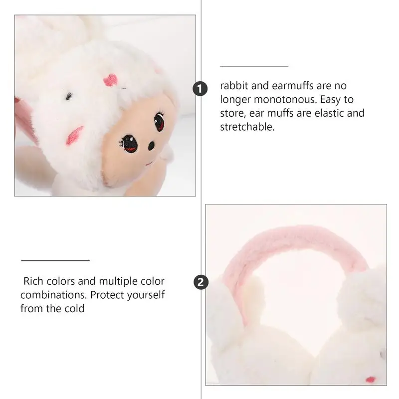 Cache-oreilles,Cache-oreilles en peluche pour enfants, couvre-oreilles ...