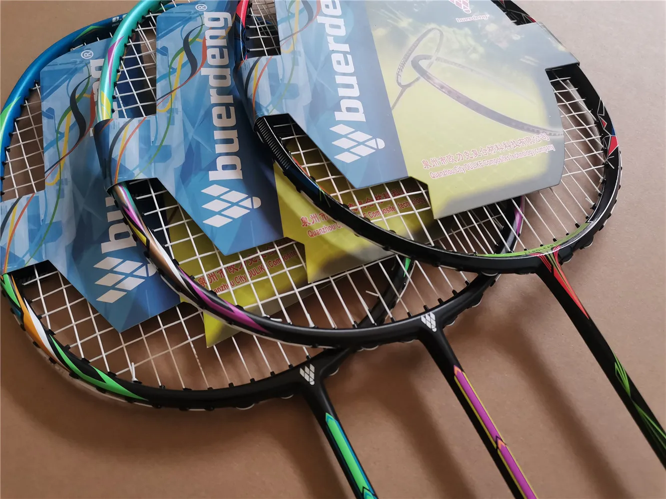 2021 New 4U 5U Badminton racket Max 32Lbs Carbon Badminton rackets ...