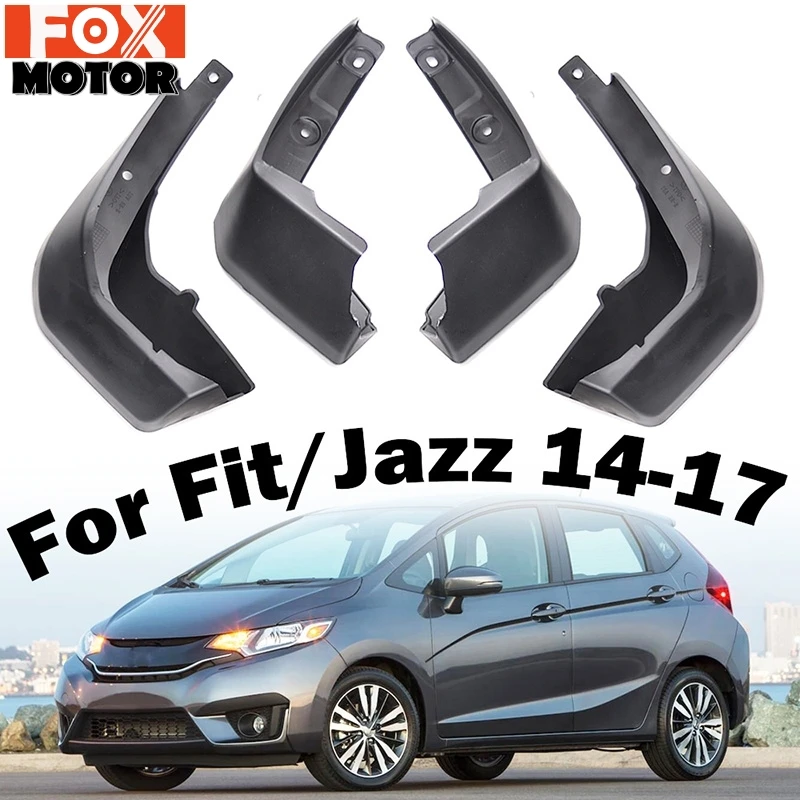 For Honda Fit Jazz GK5 MK3 2014 2015 2016 2017 Mudflaps Splash Guards ...