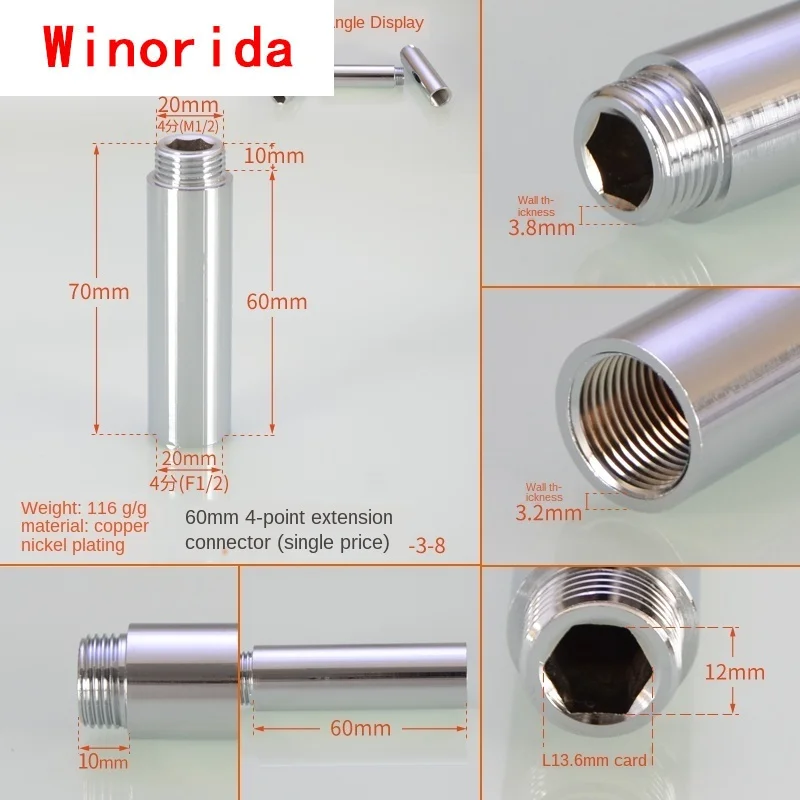 Pipe-Fittings-1-2-Inch-Lengthened-Inner-and-Outer-Wire-Direct-Copper ...