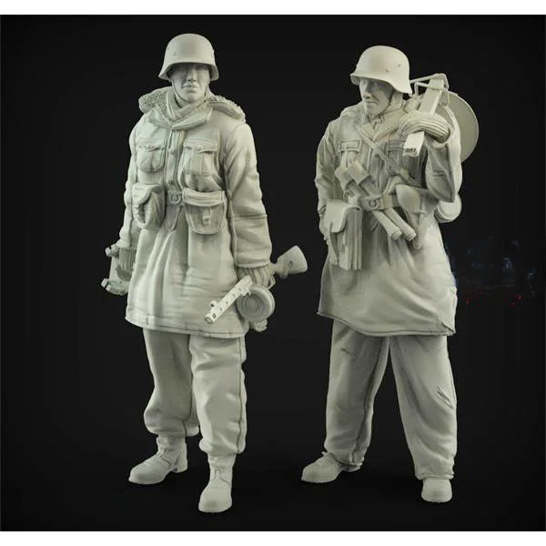 1/35 Resin Figure Model kits 2 figures Unassambled Unpainted C696|Model ...