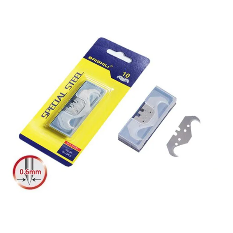 10 pcs Hook Knife Blade For Dolphin PVC Floor Cutter Knife Wallpaper ...