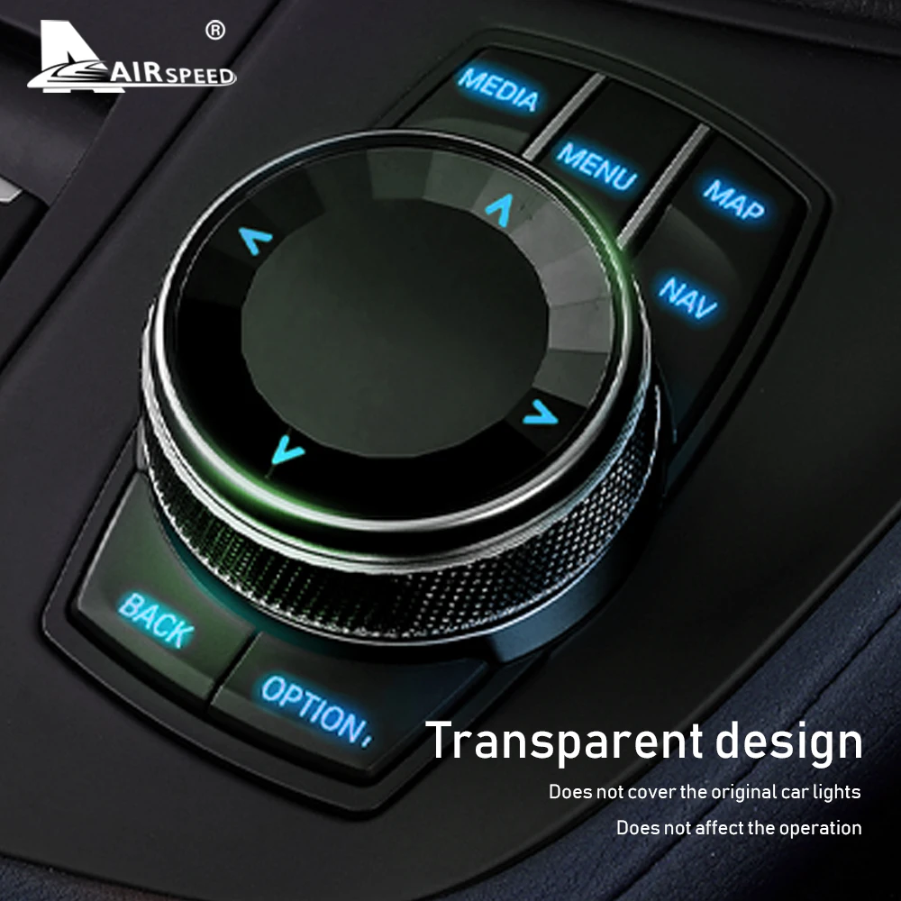 Car Multimedia Button Knob Cover for BMW 1 3 5 6 7 Series X1 X3 X4 X5 ...