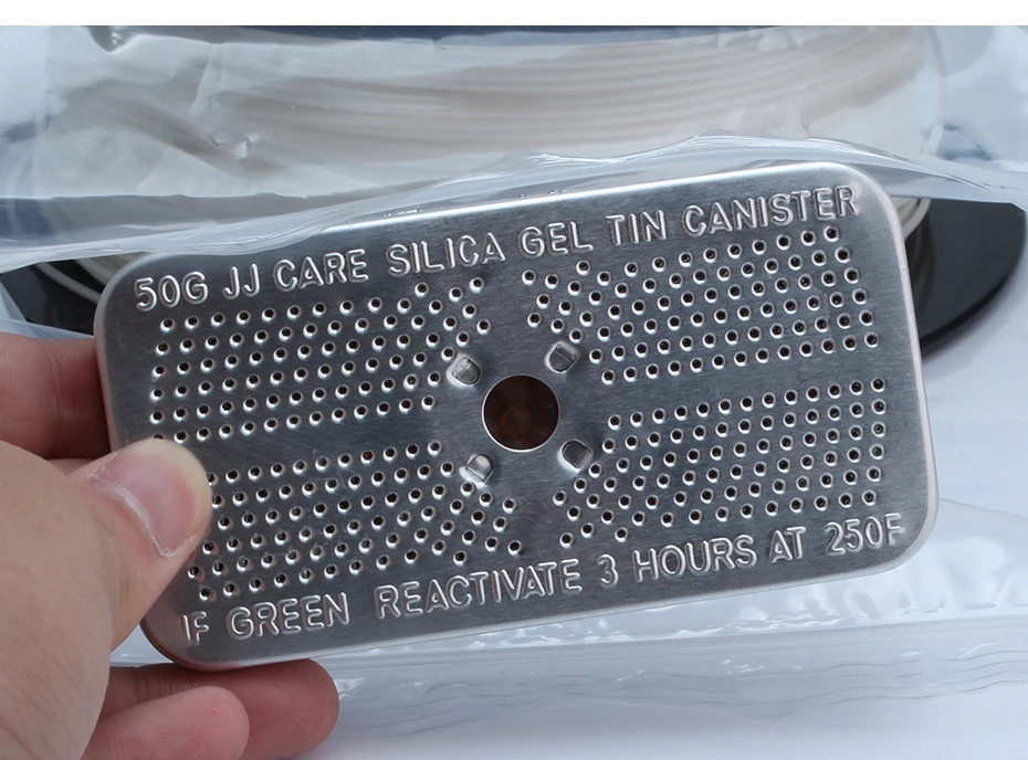 50 Gram Rechargeable Silica Gel Canister