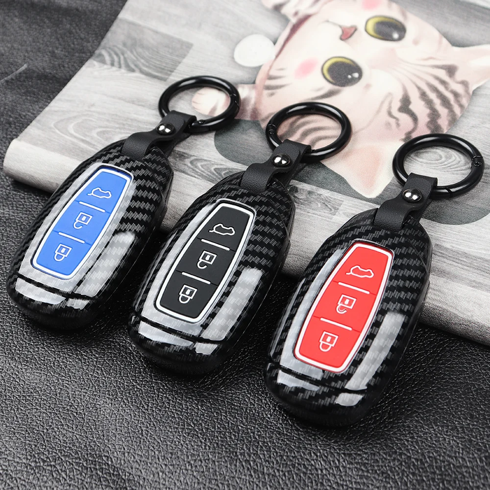 ABS-Car-Remote-Fob-Key-Case-Cover-Bag-For-Hyundai-i30-i30N-Veloster ...