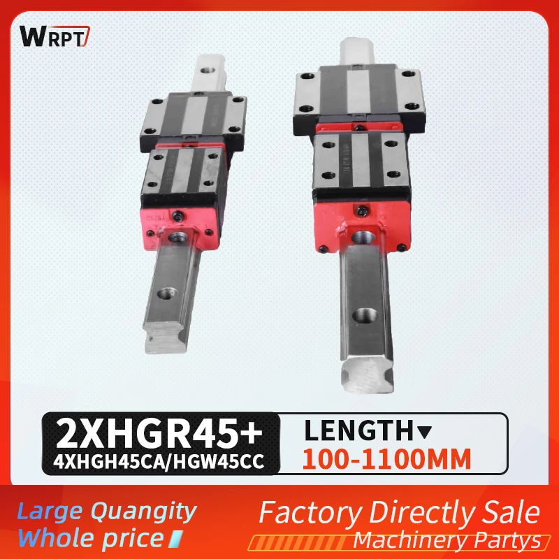 공장 직접 판매 고품질 HGR45 100mm 1100mm + 1pcs HGH45CA / HGW45CC 또는 2pcs ...