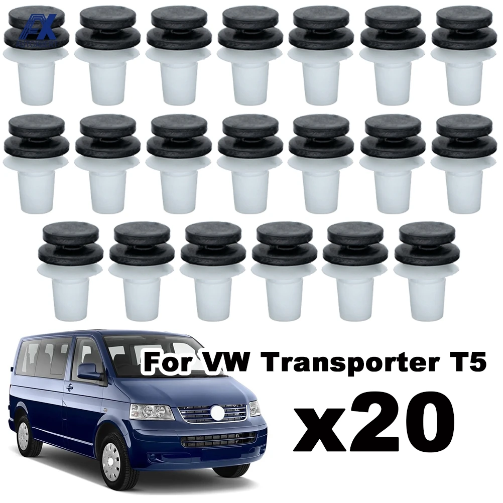 20pcs-Car-Door-Trim-Panel-Clips-Interior-Fasteners-Grommets-For-VW ...