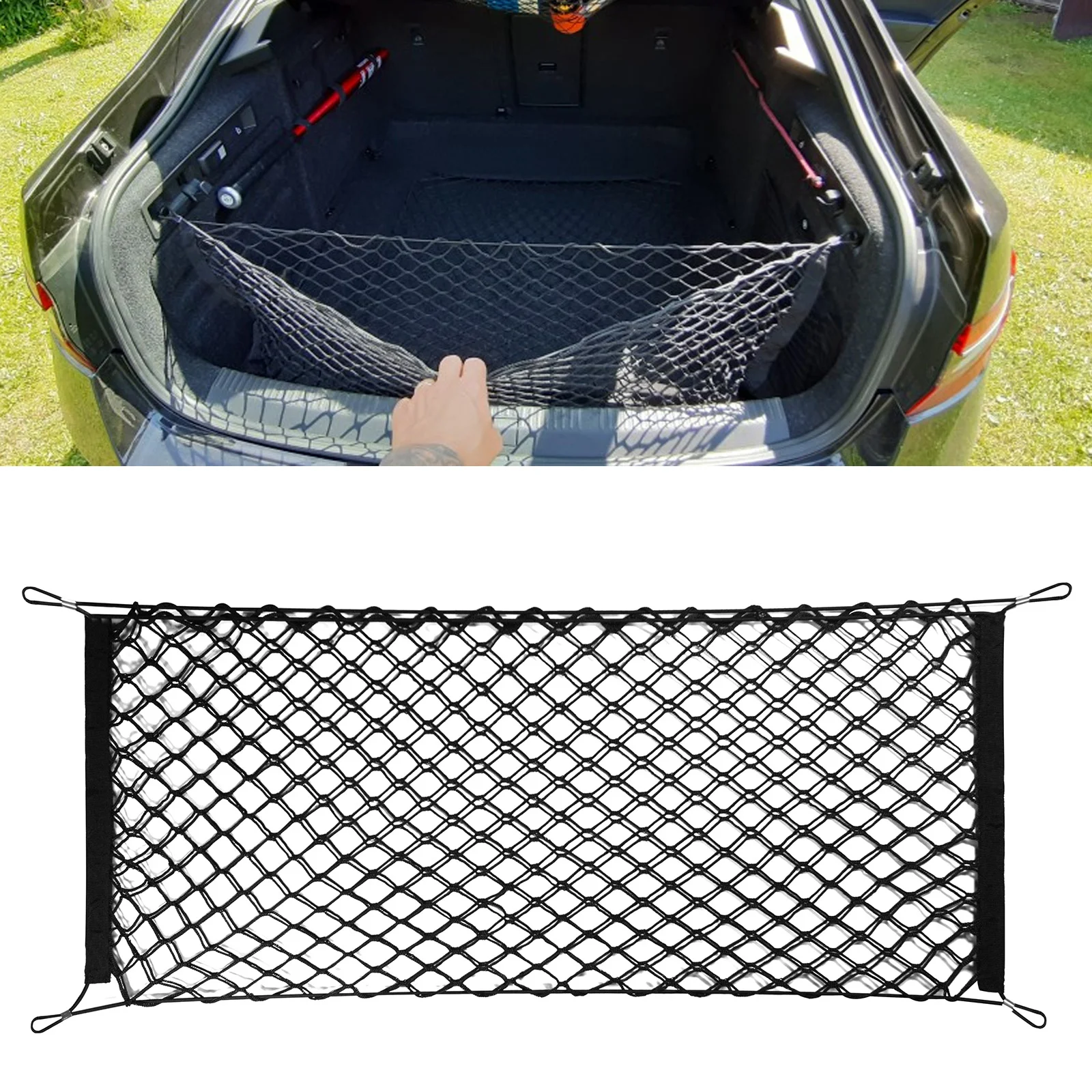 Car Rear Cargo Trunk Storage Organizer Net for for Skoda Fabia 2 3 ...