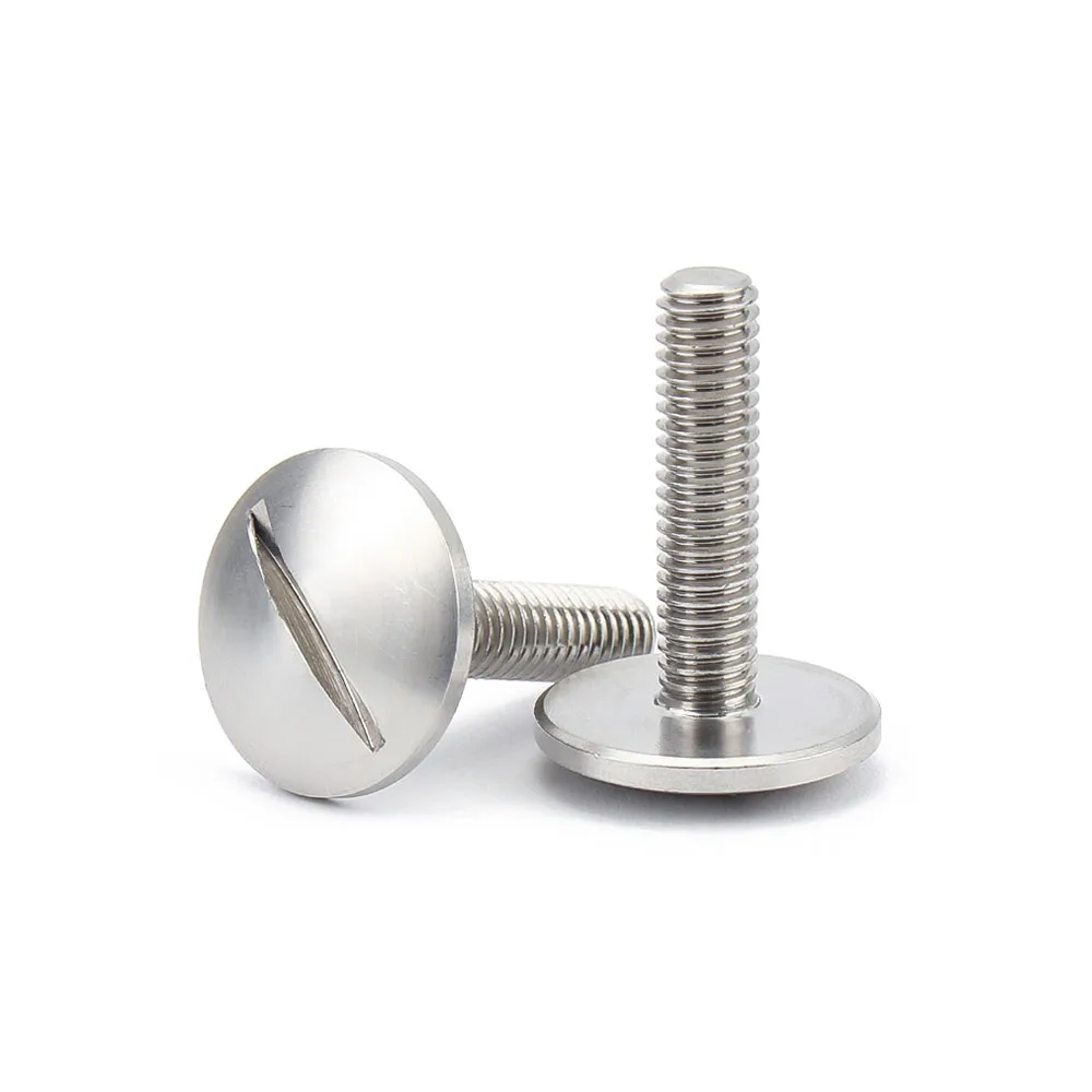 VIS,5pcs M2.5-16mm--Vis à tête ronde fendue en acier inoxydable, grande taille, 1-5 pièces, M2 ...