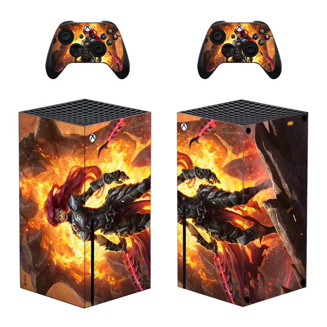 Darksiders Skin Sticker Cover For Xbox Series X Console And Controllers ...