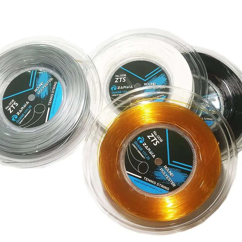 1 Reel ZARSIA Round smooth Tennis Racket String Tennis Racquet 4G ...