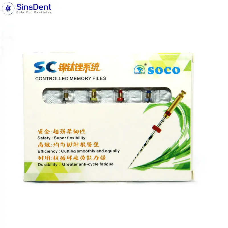 Dental Instrument SOCO Niti File System 25mm Assorted Root Canal Files ...