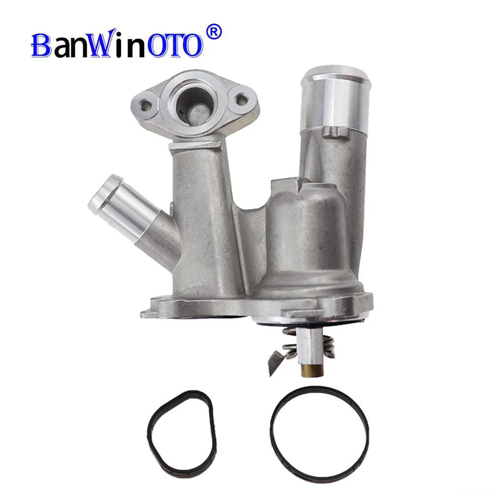 BM5G 9K478 AB Aluminum Engine Coolant Thermostat with Housing Fit For ...