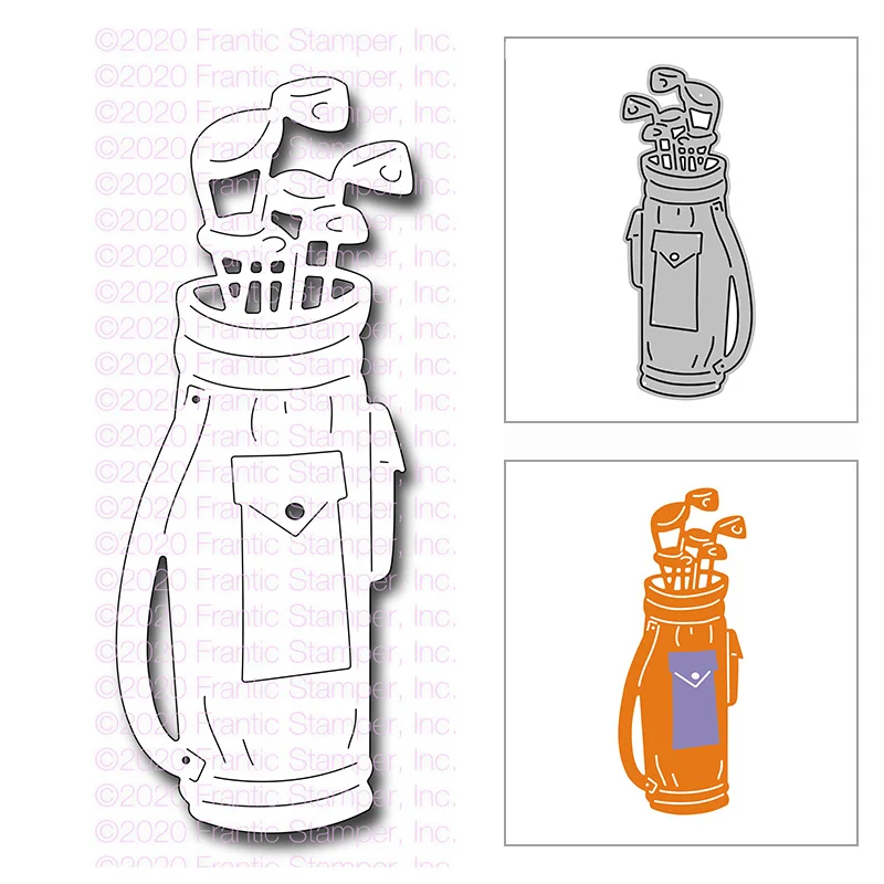 New Golf Cue Bag Craft Embossing Mold 2021 Metal Cutting Dies for DIY ...