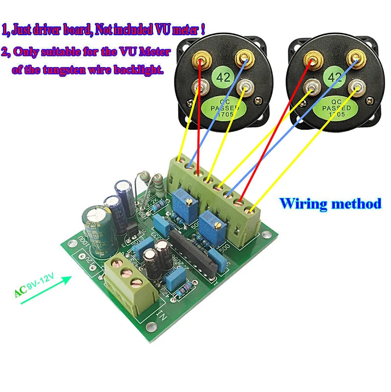 Vu Meter Driver Board Power Amplifier Db Meter Audio Level Meter Driver ...