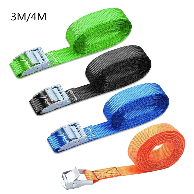Workshop Equipment 2Mx25mm Lashing Strap Cargo Tie Down Cam Lock Buckle ...