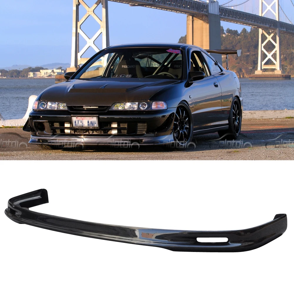 For-Acura-INTEGRA-DC2-1994-2001-Front-Bumper-Lip-Spoiler-Carbon-Fiber ...