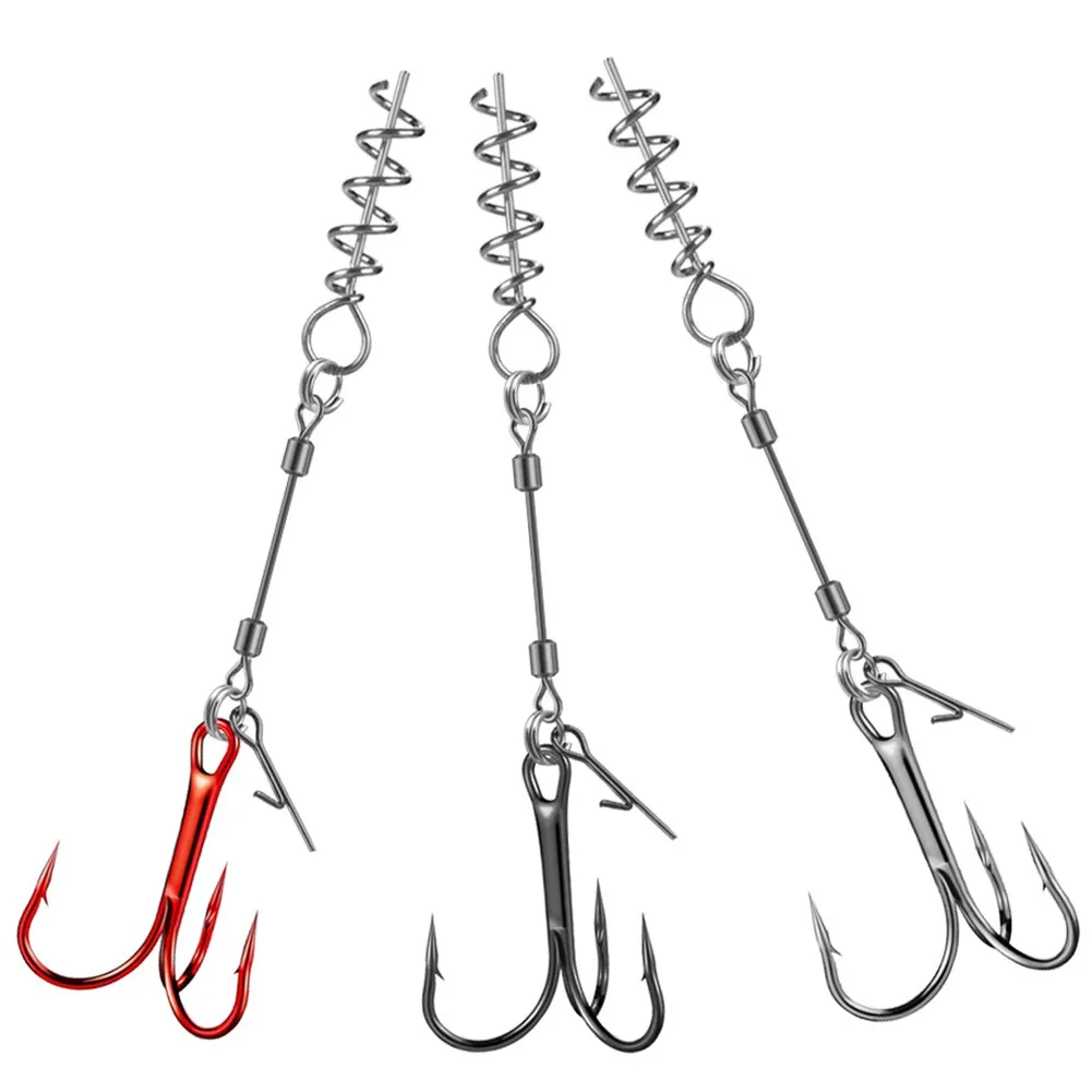 3pcs-Fishing-Treble-Hooks-w-Center-Spring-Pin-Twistlock-Screw-Rigs-For ...