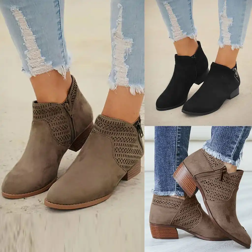 Venta > botines sin tacon para mujer > en stock