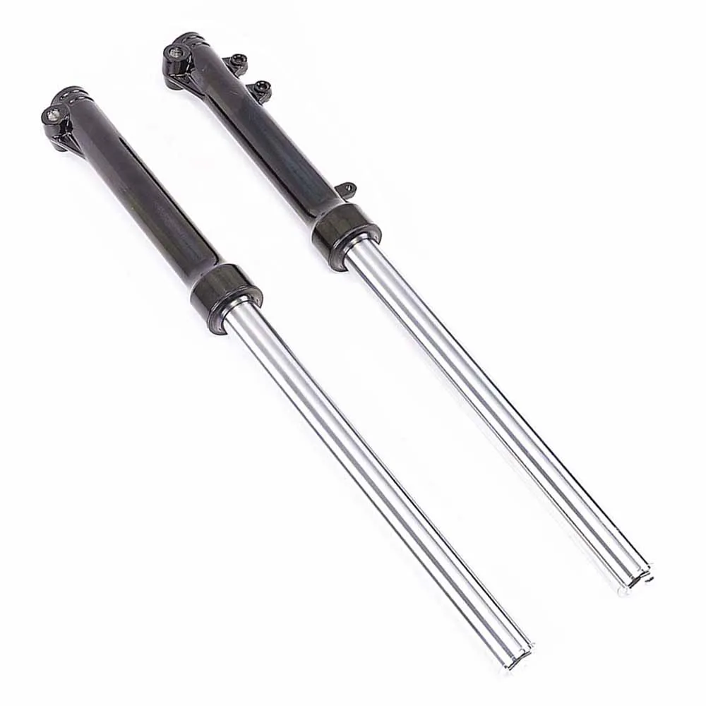 Pair Upside Down Piston 25" 630mm Motorcycle Front Forks Shocks Triple ...