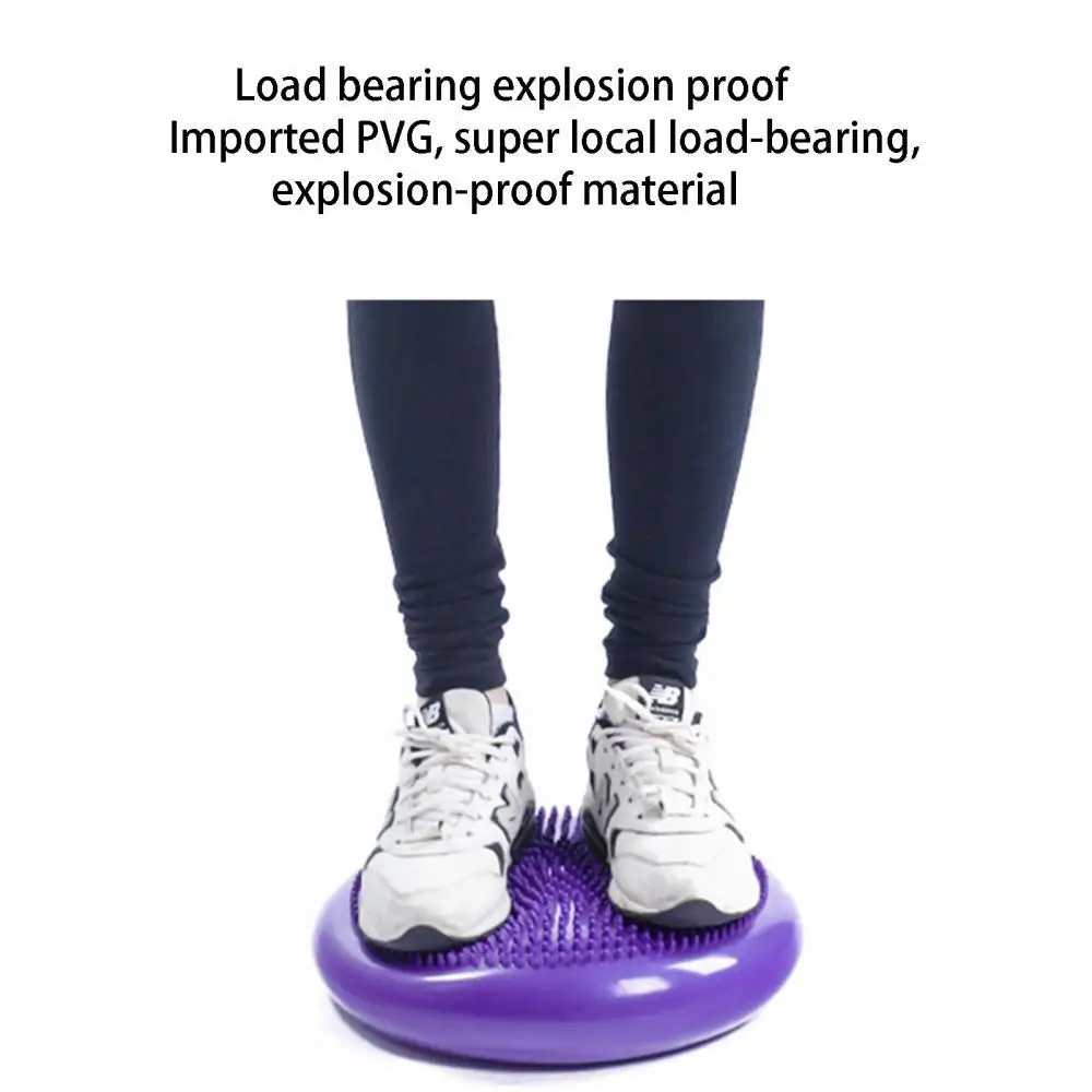 Yoga-Balanced-ball-Fitness-Massage-Plate-Cushion-Stability-Disc-Wobble ...