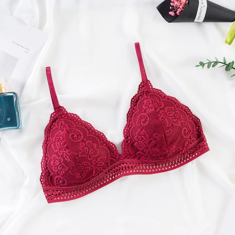 2021 new arrival fashion Sexy Lace push up Bra Wrap around and ...