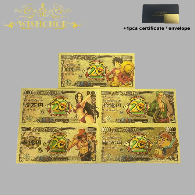 Sailor Moon Gold Card | Sailor Moon Banknote | Sailor Moon 24k Gold ...