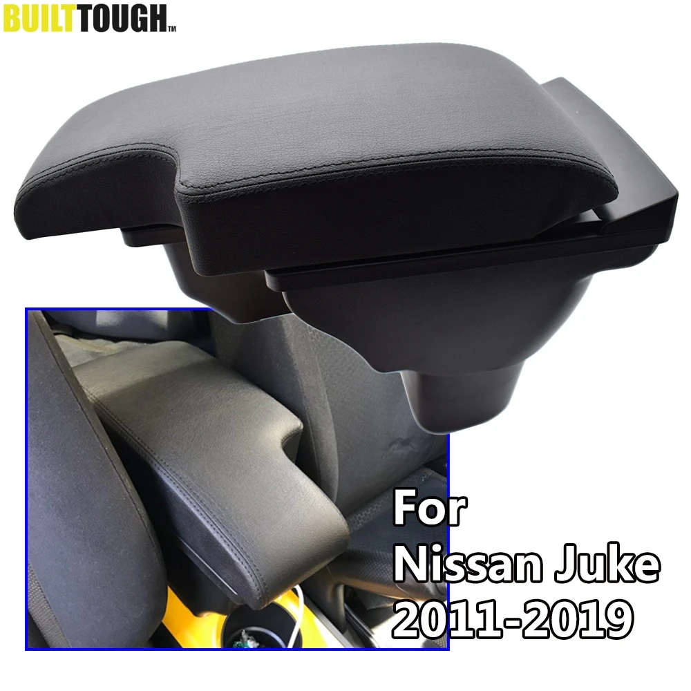 Reposabrazos-USB-para-Nissan-Juke-ESQ-2011-2019-caja-de-almacenamiento ...
