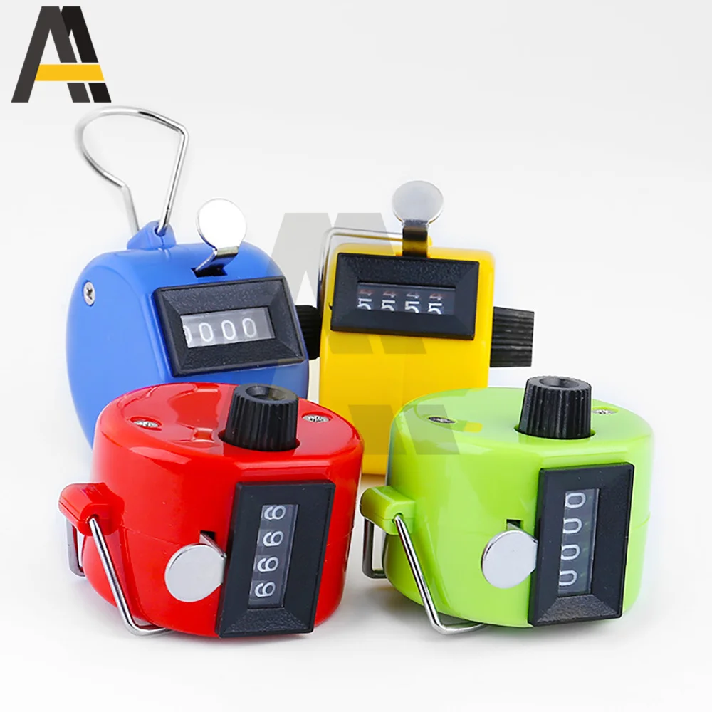 4-Digit-8-Color-Number-Counters-Plastic-Shell-Handheld-Finger-Display ...