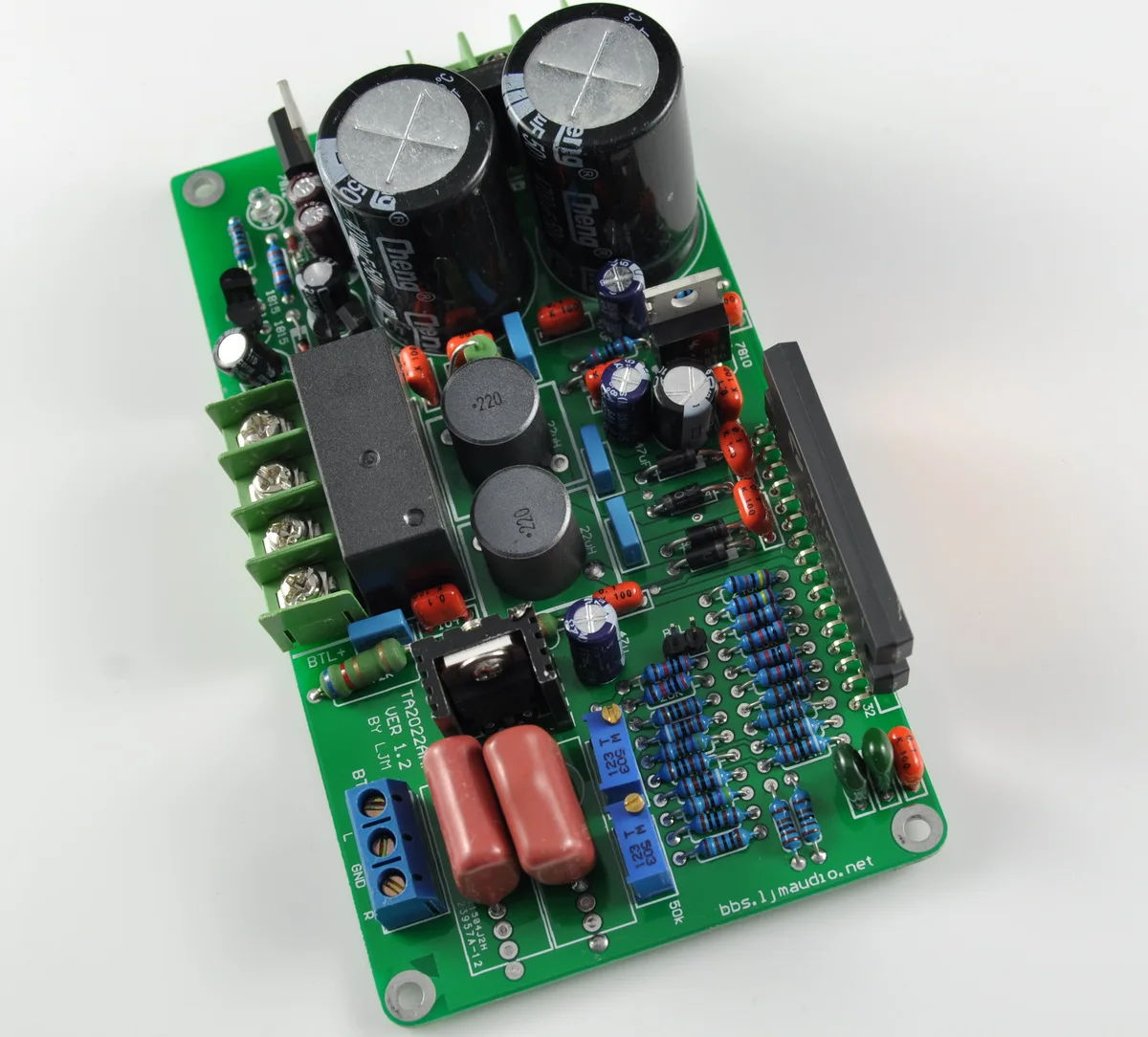 Amplificador De Potência Canais Duplos Kits Diy - Classe Terminada T-t ...