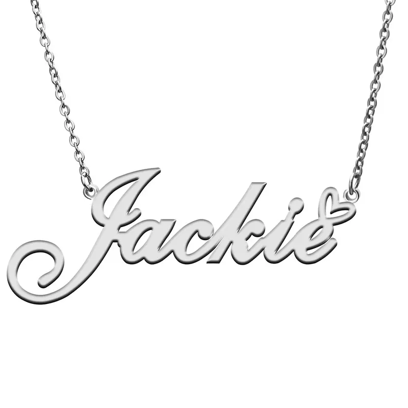 Jackie Gold Name Necklace