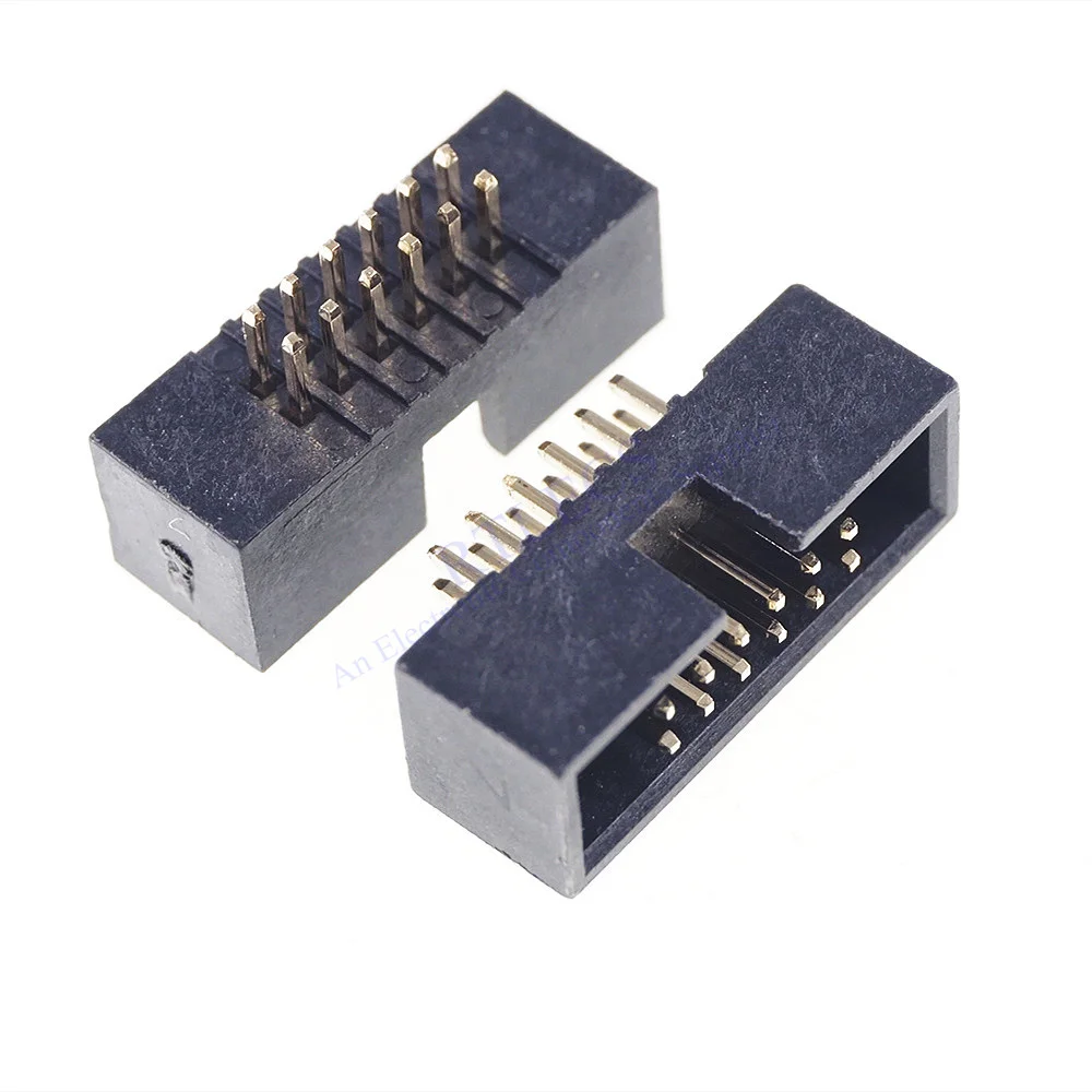 20pcs 0.050" 1.27 Mm 2x6 Pin 12 Positions Idc Male Box Header Dual Row ...