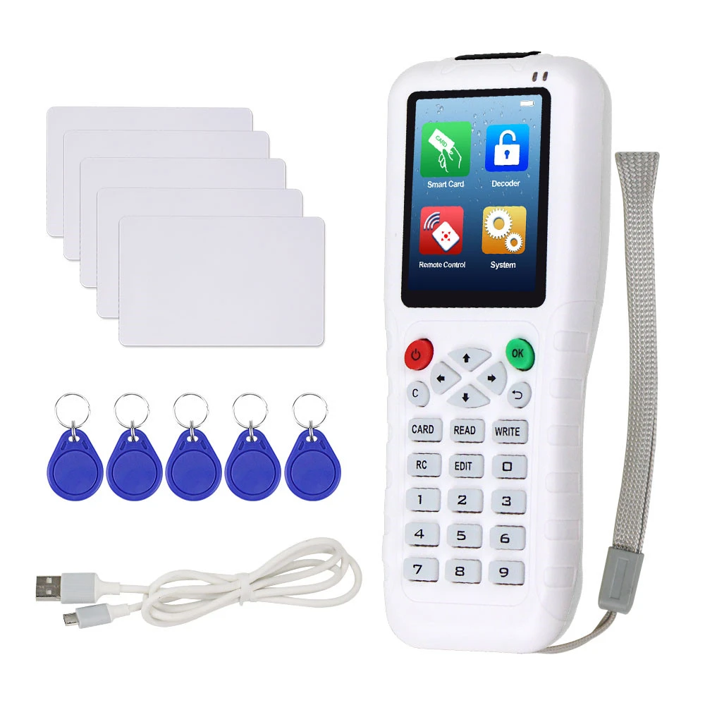 Handheld 125khz Rfid Duplicator Copier Rfid Reader Writer 13.56mhz Usb ...