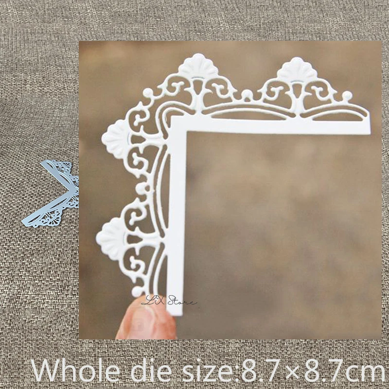 Corner Frame Metal Cutting Dies Stencil-Scrapbooking Paper DIY-Crafts ...