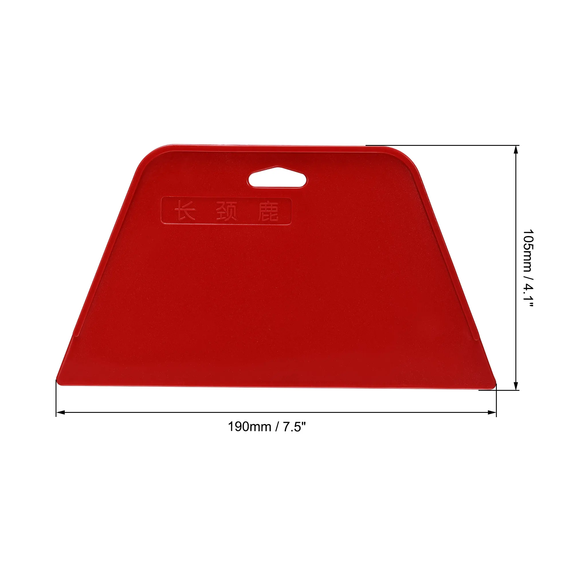 Red Plastic Putty Scraper